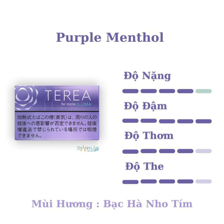 TEREA Purple Menthol (Vị nho bạc hà) - Thành Lâm